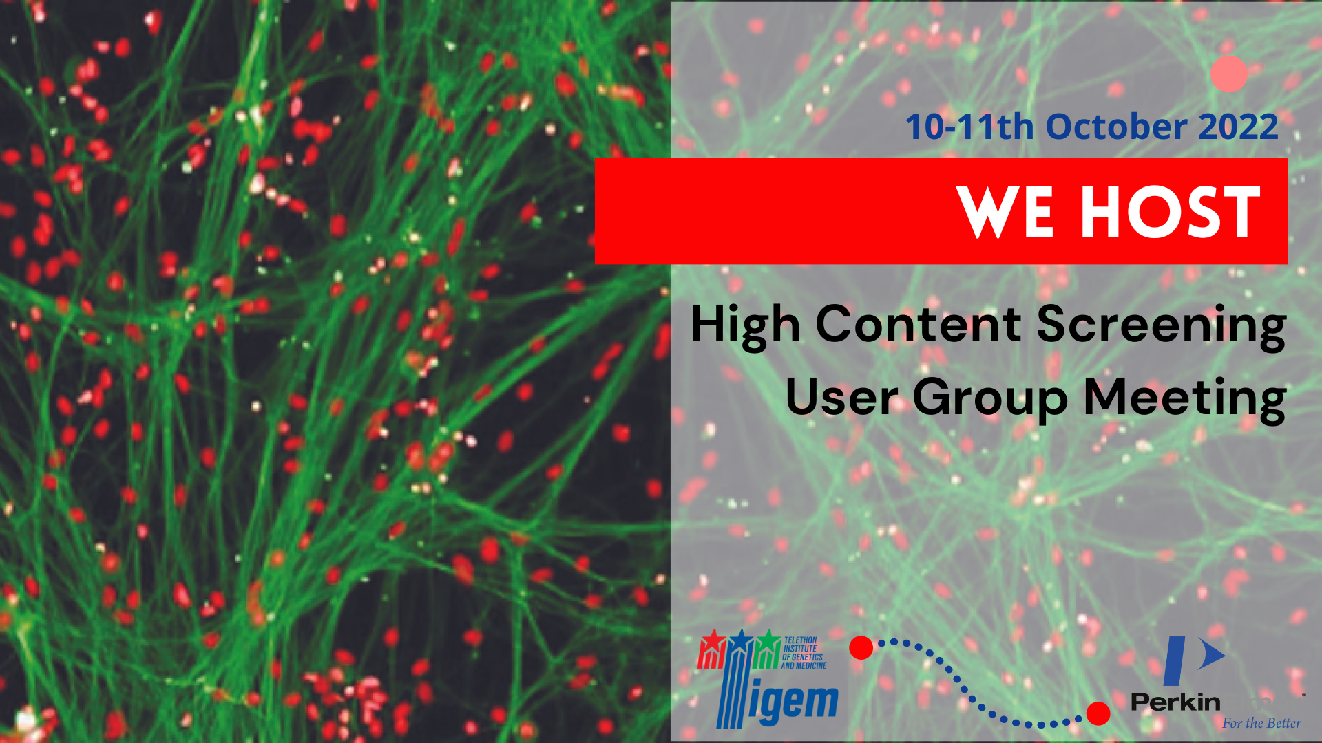 High Content Screening User Group Meeting — TIGEM